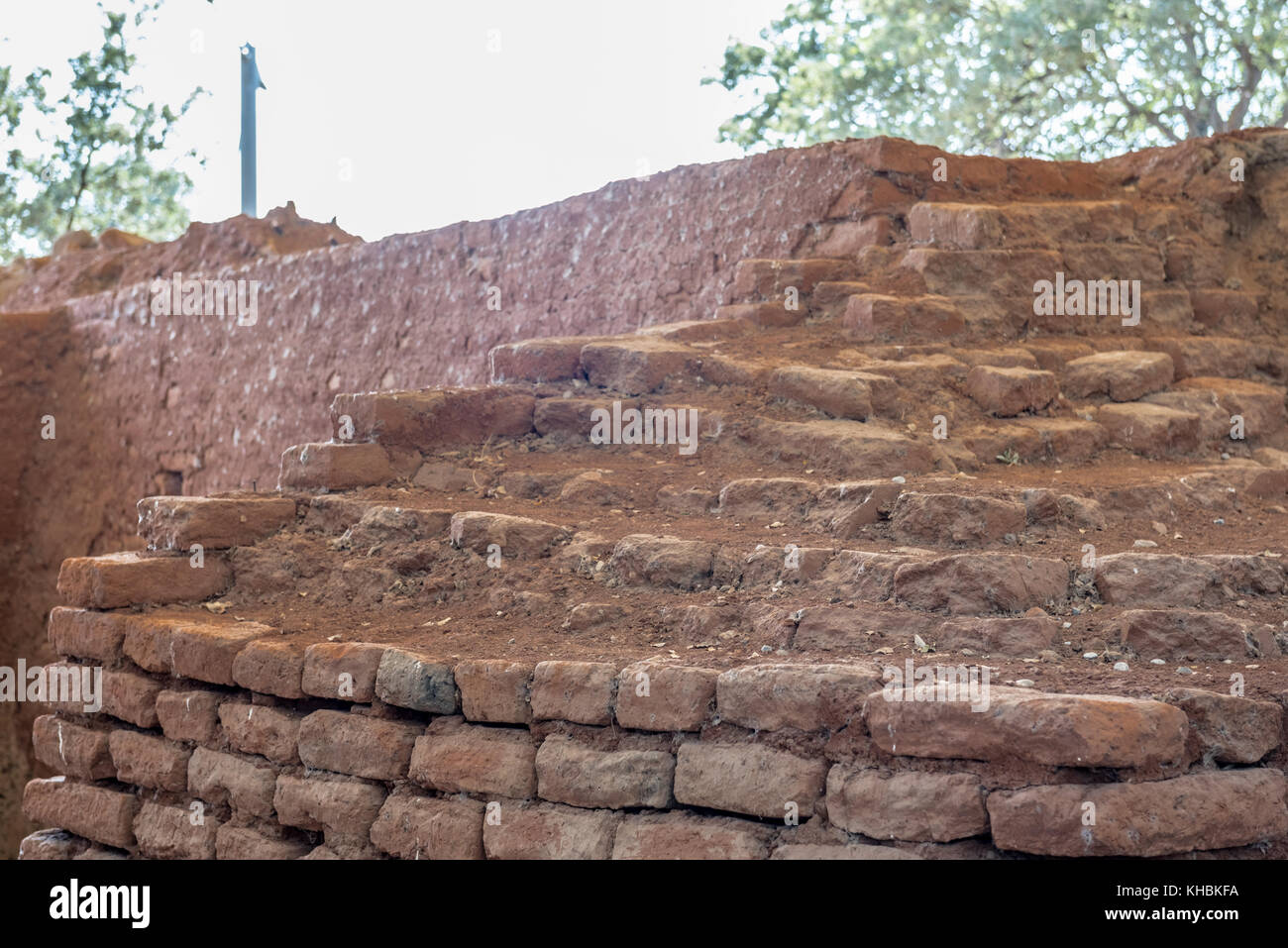 Ruins of ancient legendary city of Troy in Canakkale, Turkey Stock ...