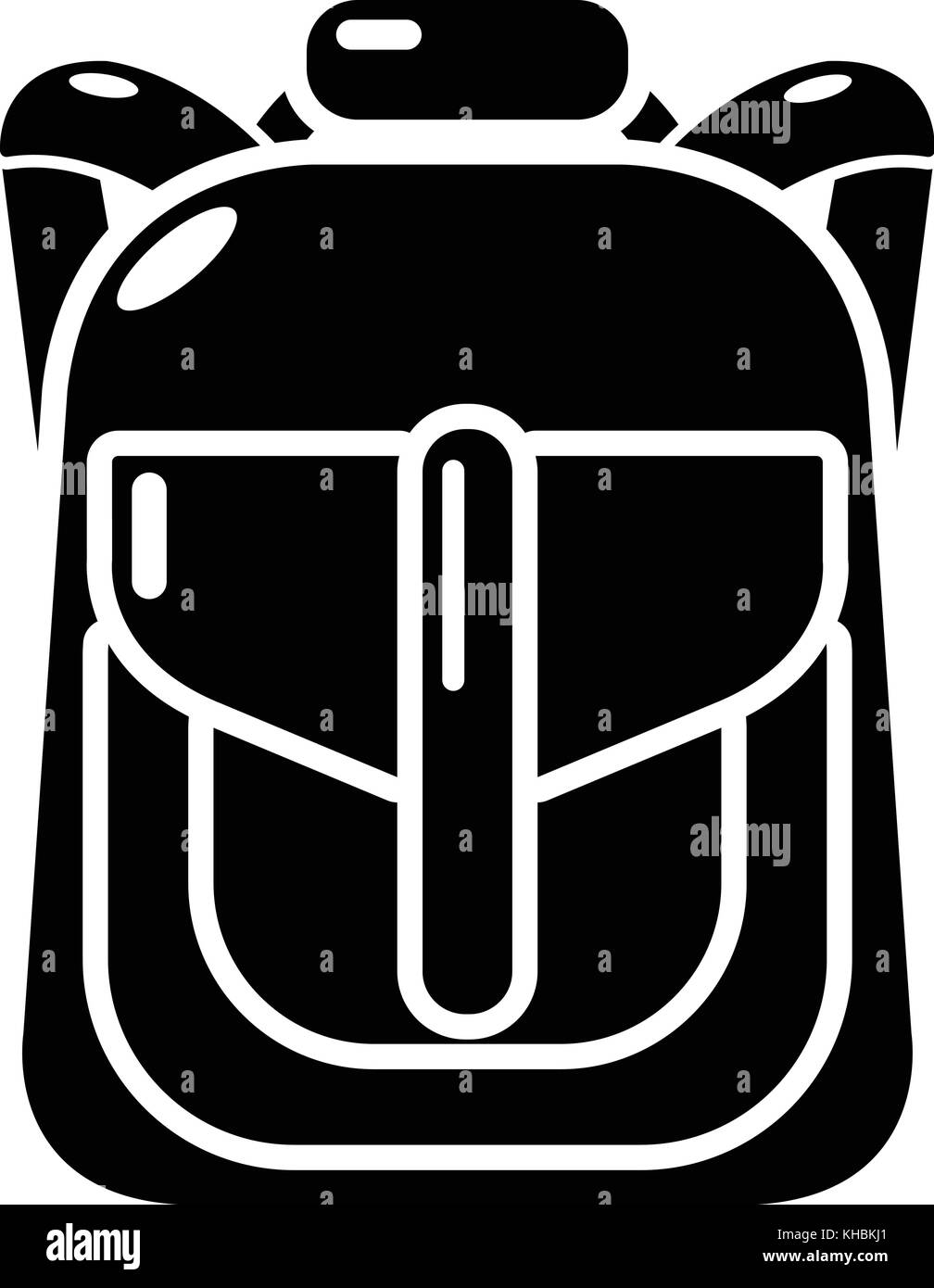 Backpack element icon, simple black style Stock Vector Image & Art - Alamy