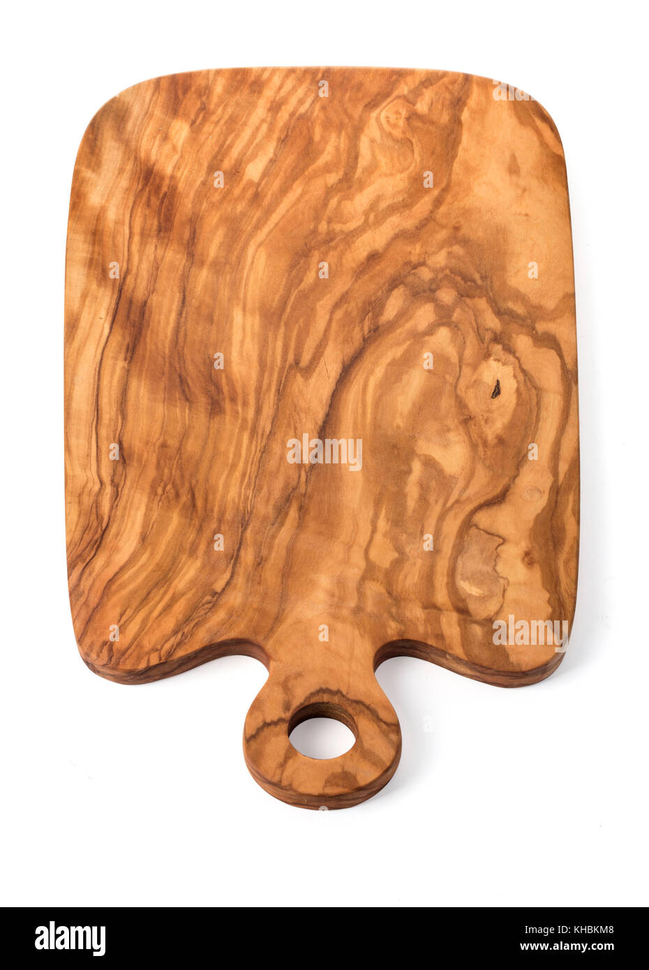 Cutting board. Top view. Isolated on white background with clipping ...