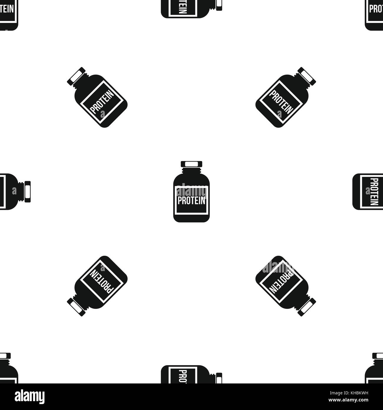 Nutritional supplement for athletes pattern seamless black Stock Vector ...