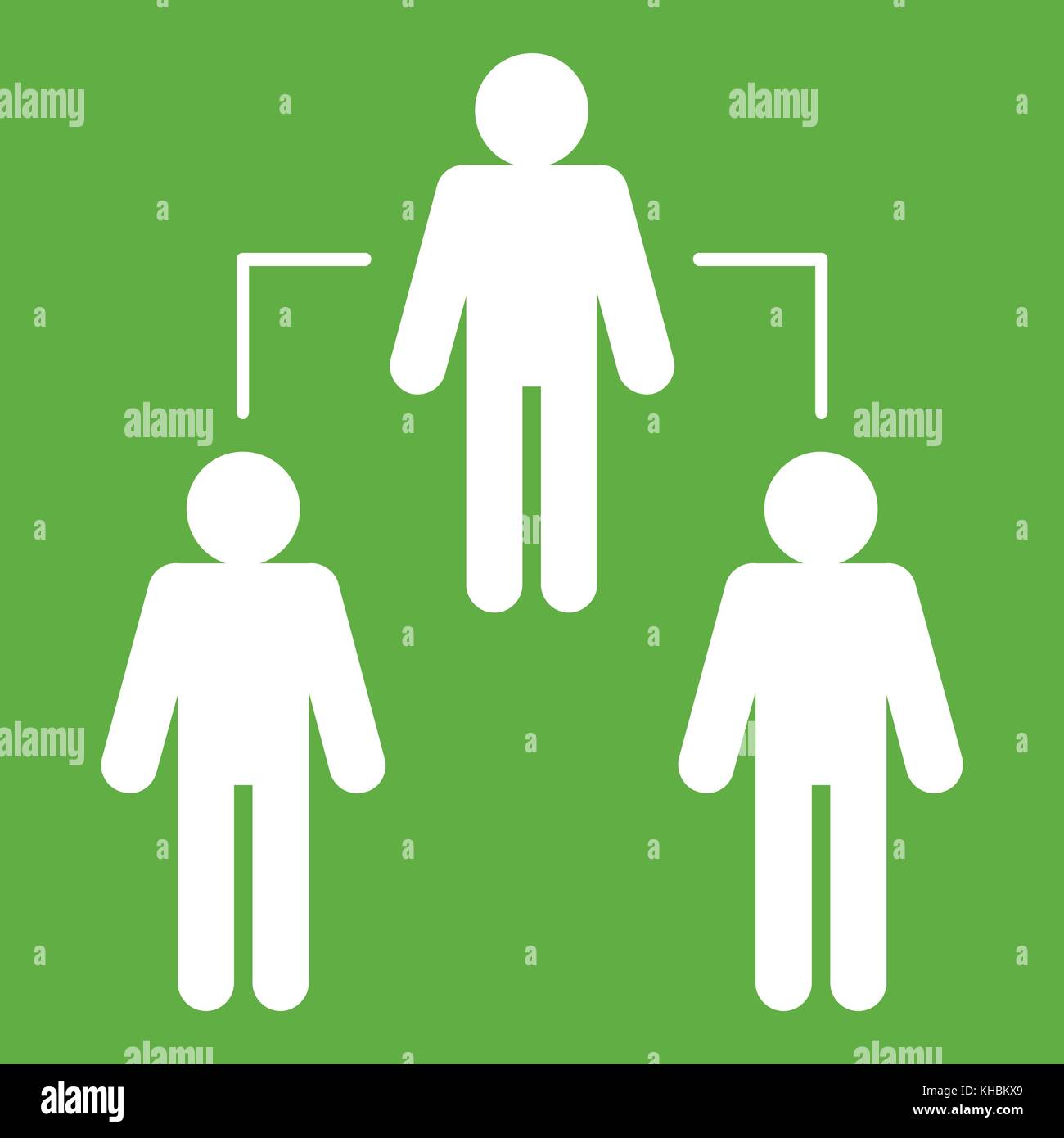 Social network icon green Stock Vector Image & Art - Alamy