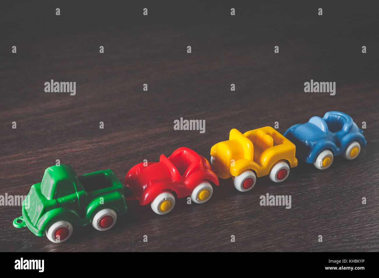 Four color cars model rental Stock Photo - Alamy