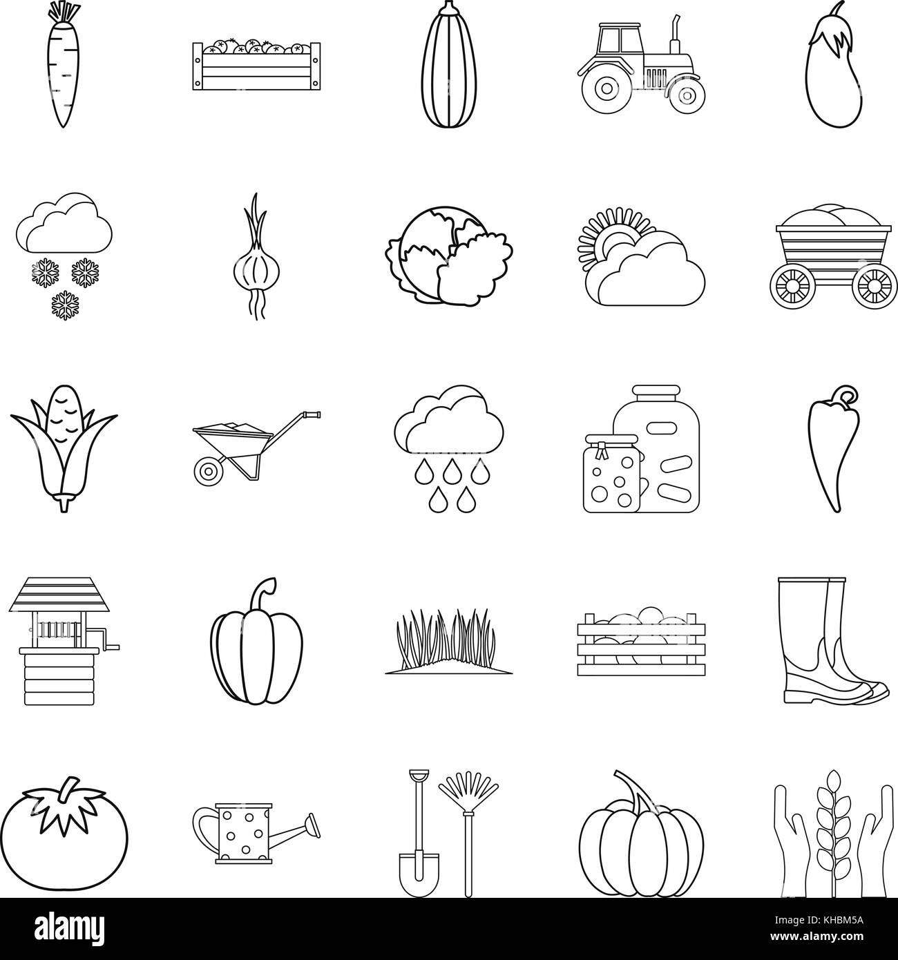 Improve health icons set hi-res stock photography and images - Alamy