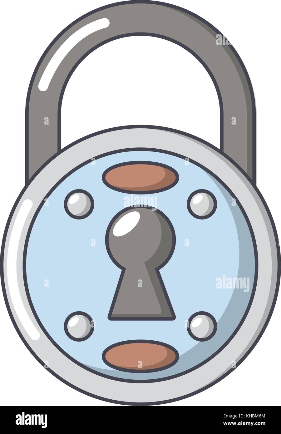 Lock icon, cartoon style Stock Vector Image & Art - Alamy