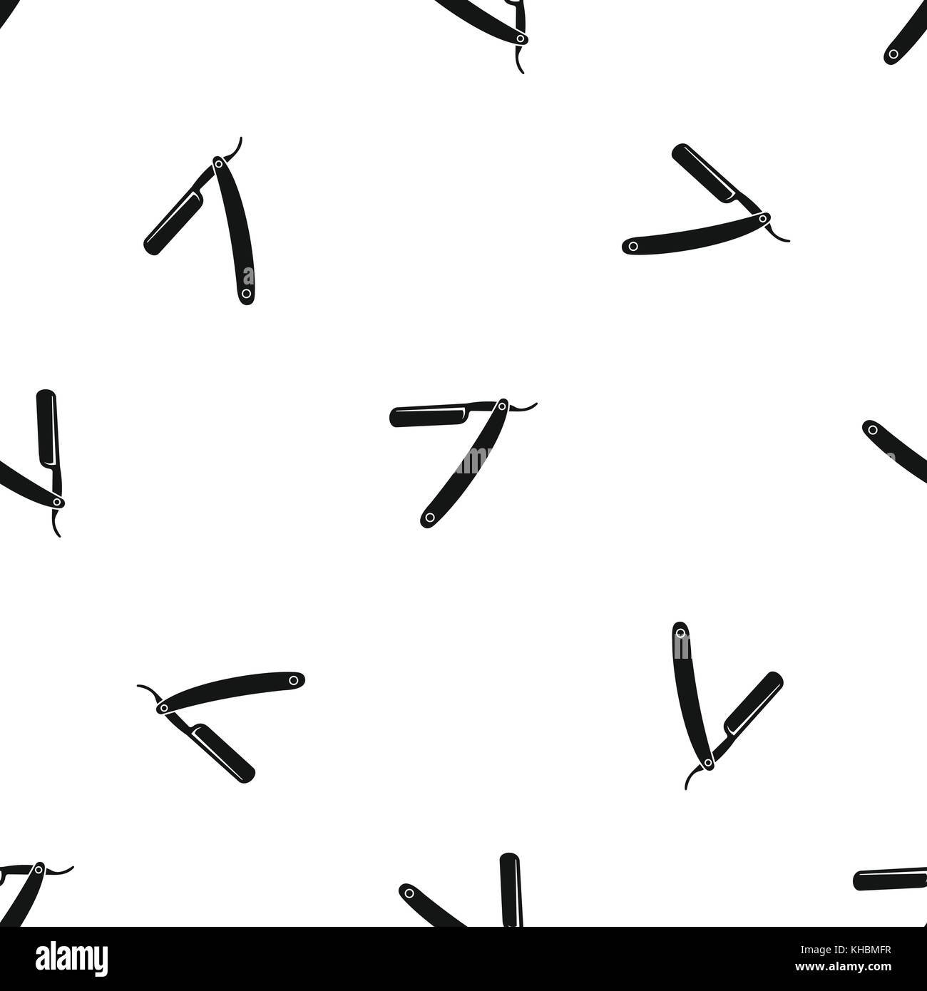 Razor blade pattern seamless black Stock Vector Image & Art - Alamy