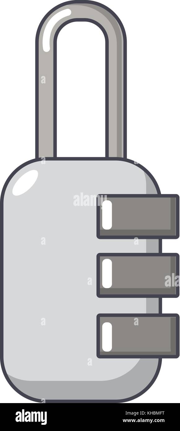 Lock combination icon, cartoon style Stock Vector Image & Art - Alamy