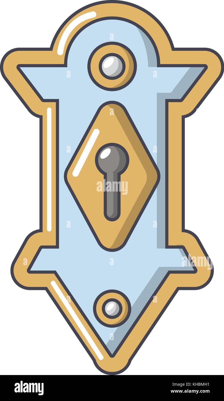 Lock door icon, cartoon style Stock Vector Image & Art - Alamy