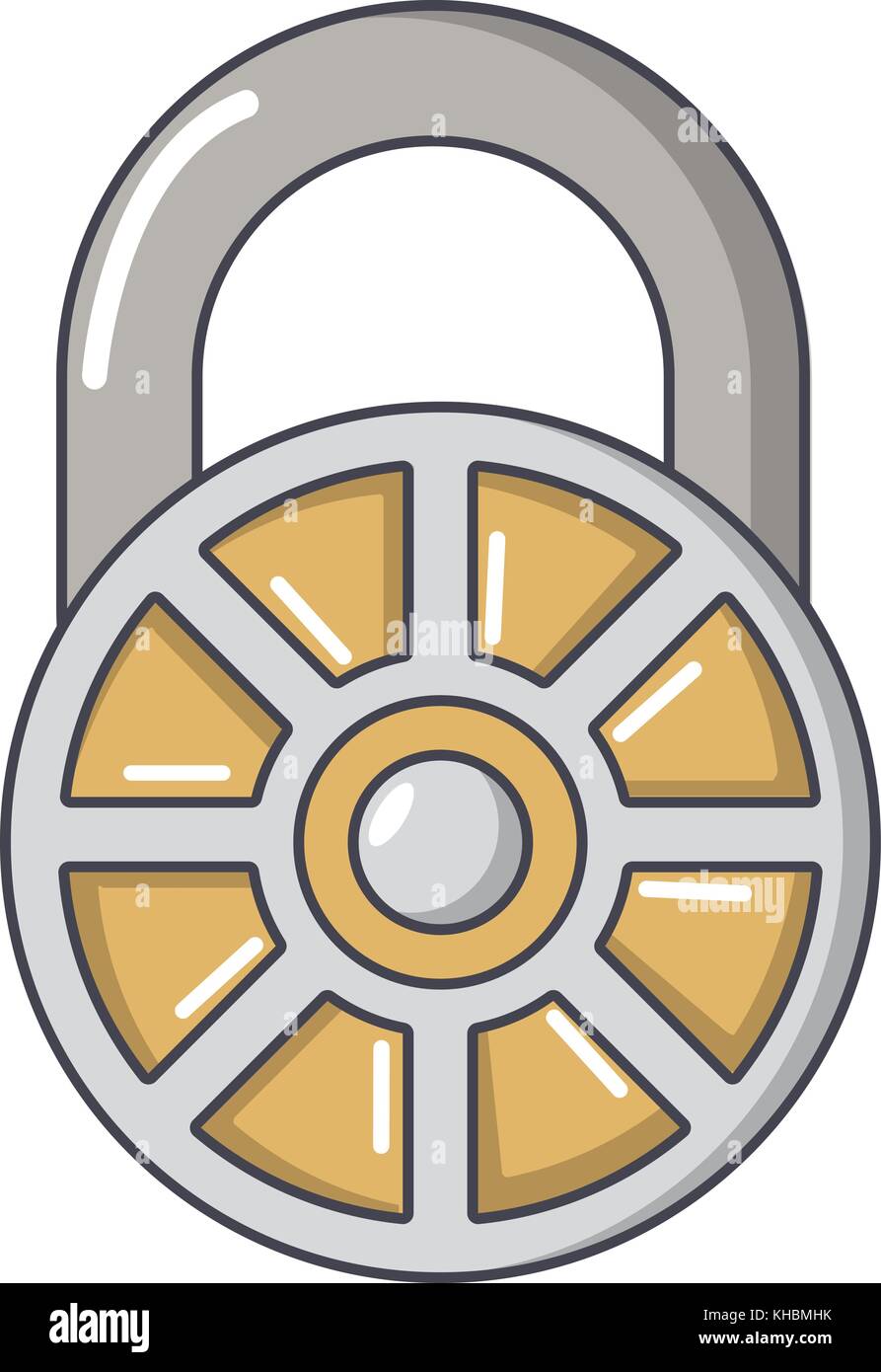 Lock modern icon, cartoon style Stock Vector Image & Art - Alamy