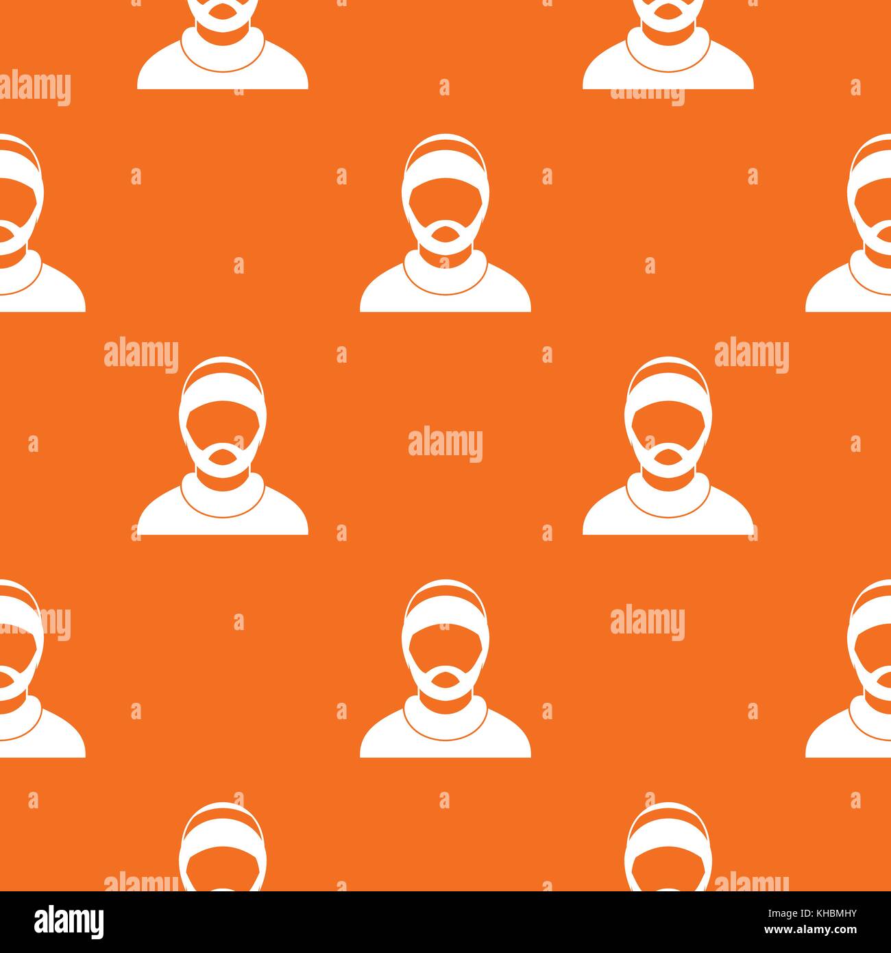 Bearded man avatar pattern seamless Stock Vector Image & Art - Alamy
