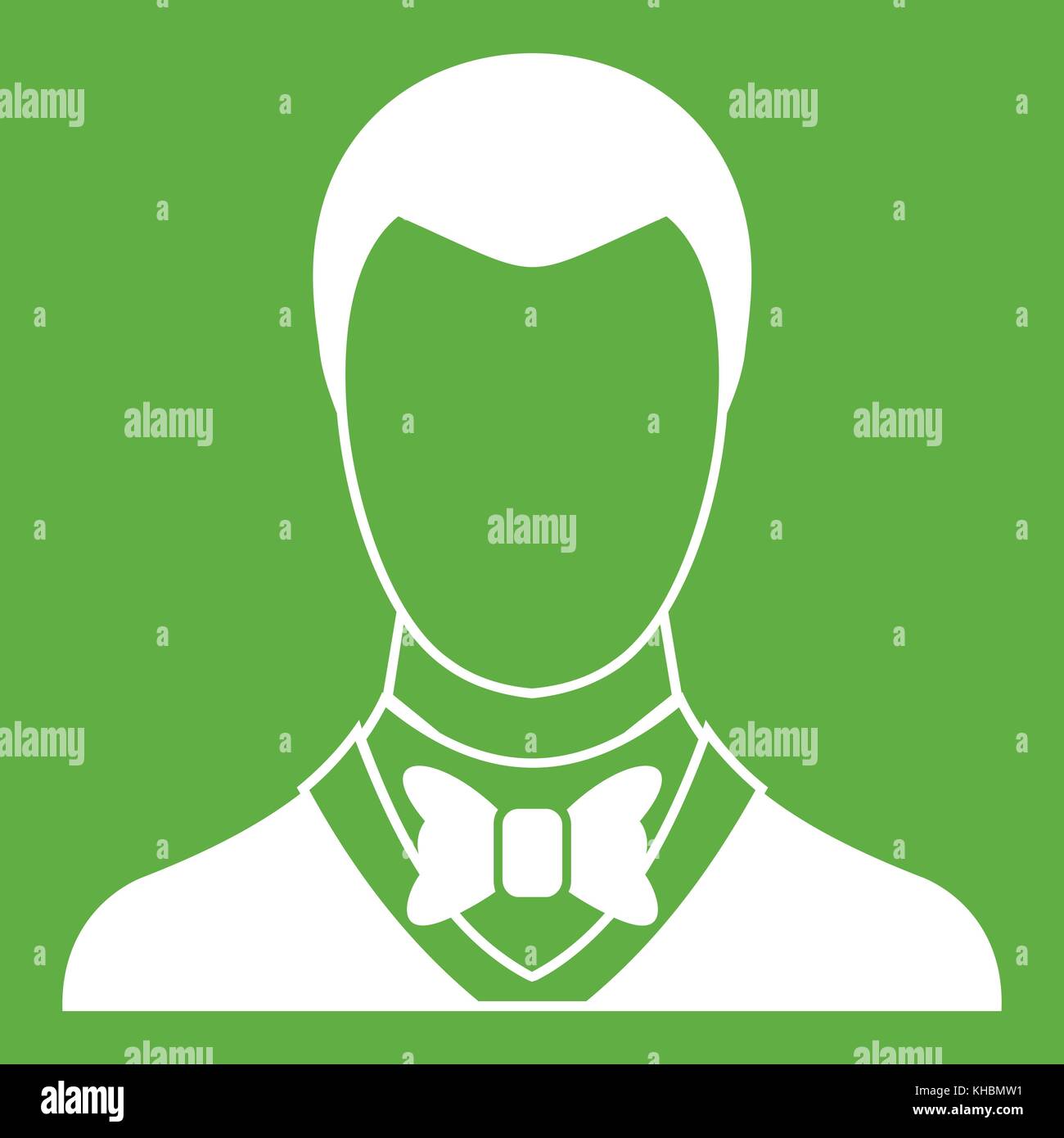 Groom icon green Stock Vector Image & Art - Alamy