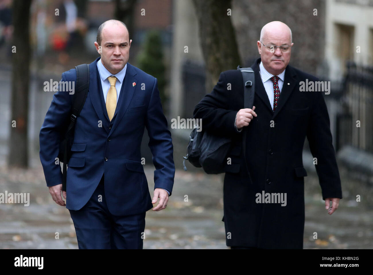 Emile cilliers left arrives at winchester crown court hi-res stock ...