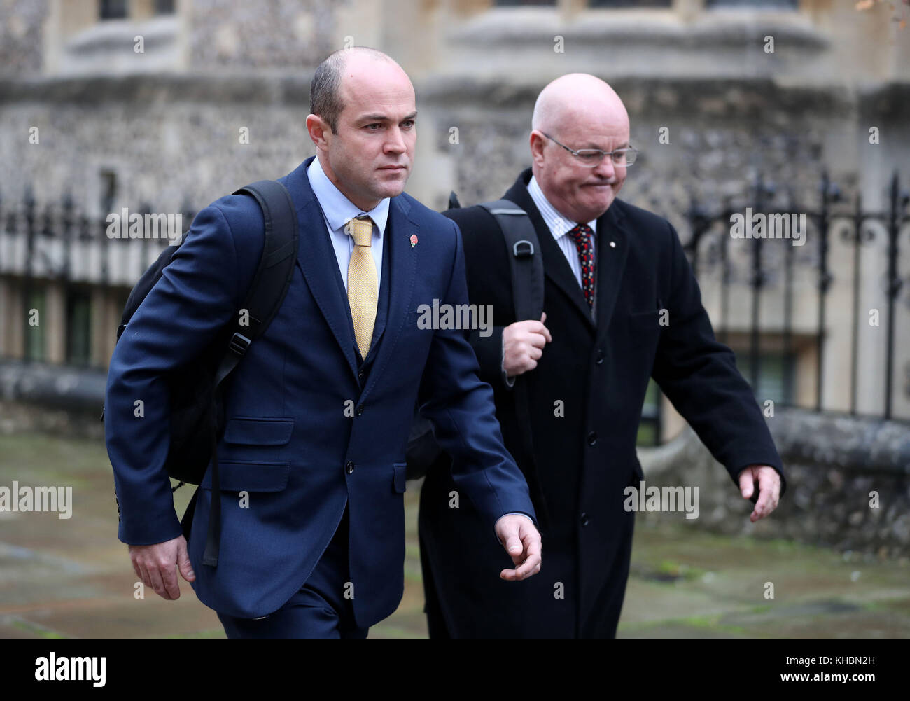 Emile cilliers left arrives at winchester crown court hi-res stock ...