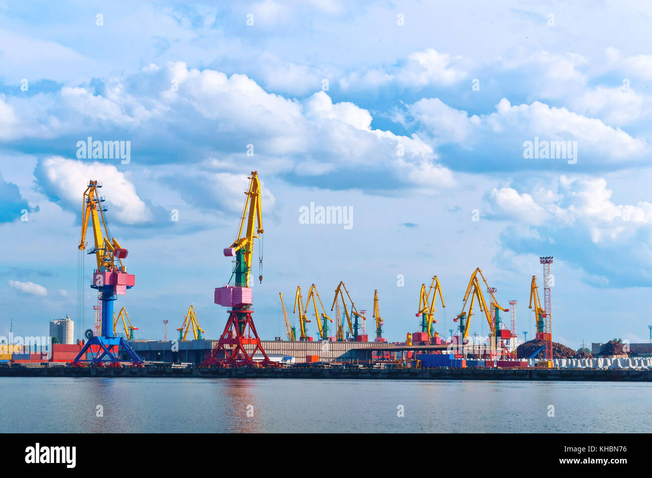 harbour crane, port crane, marine loading and unloading logistics ...
