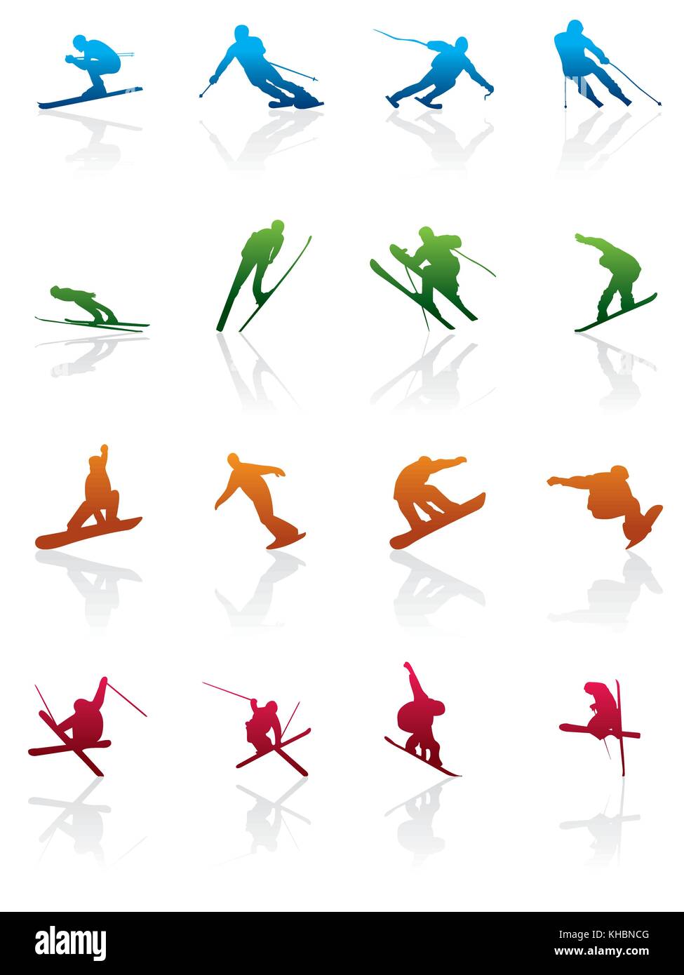 Snowboard icon Stock Vector Images - Alamy