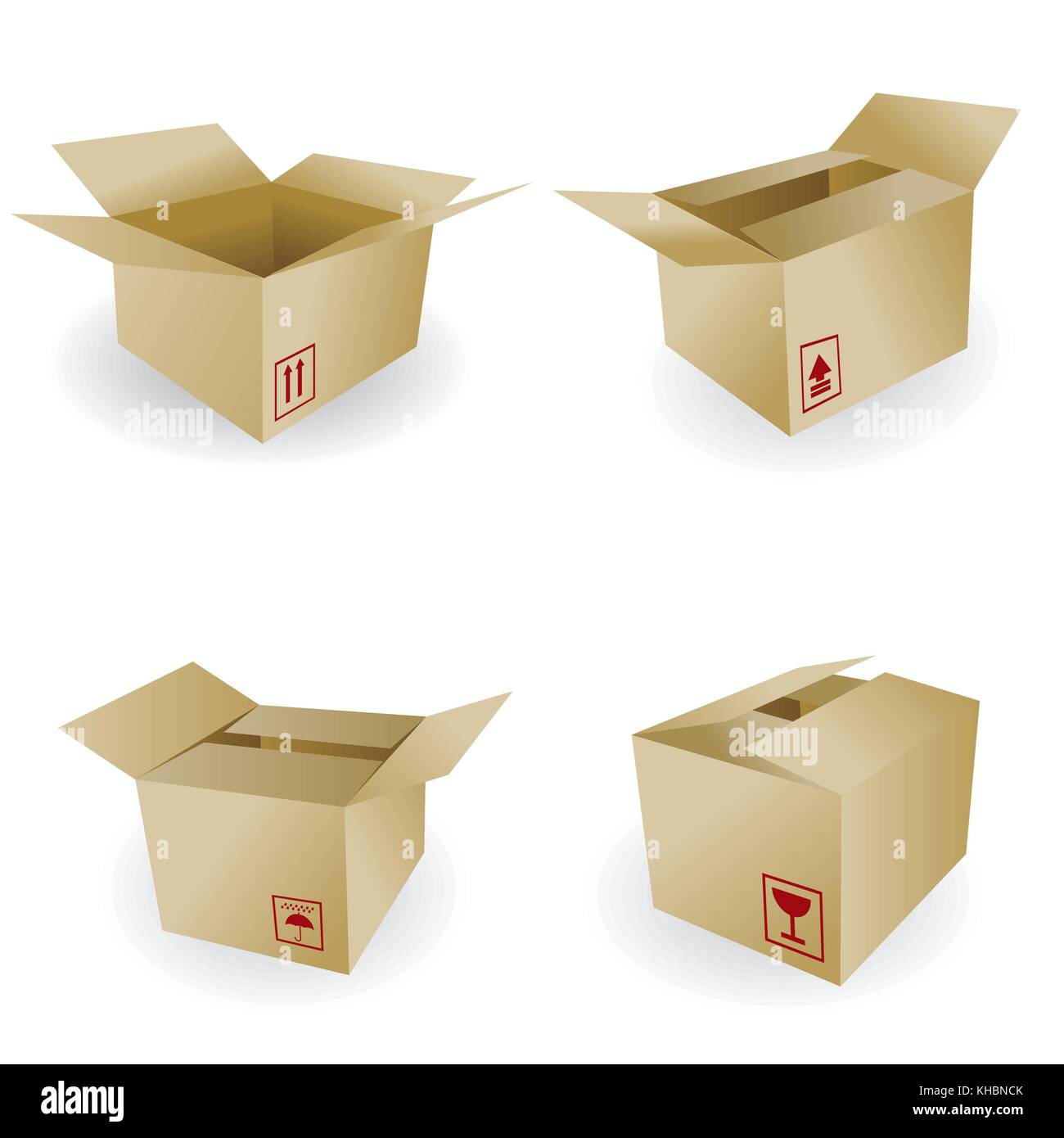shipping box vector and Box Icon and Signs Stock Vector Image & Art - Alamy