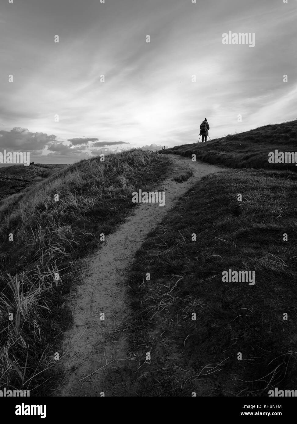 Man walking up path Stock Photo - Alamy Man walking up path Stock Photo - Alamy