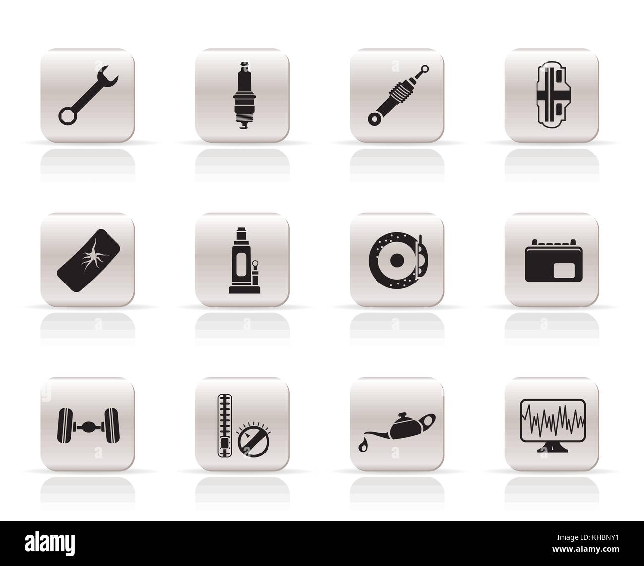 Spares spare parts Stock Vector Images - Alamy