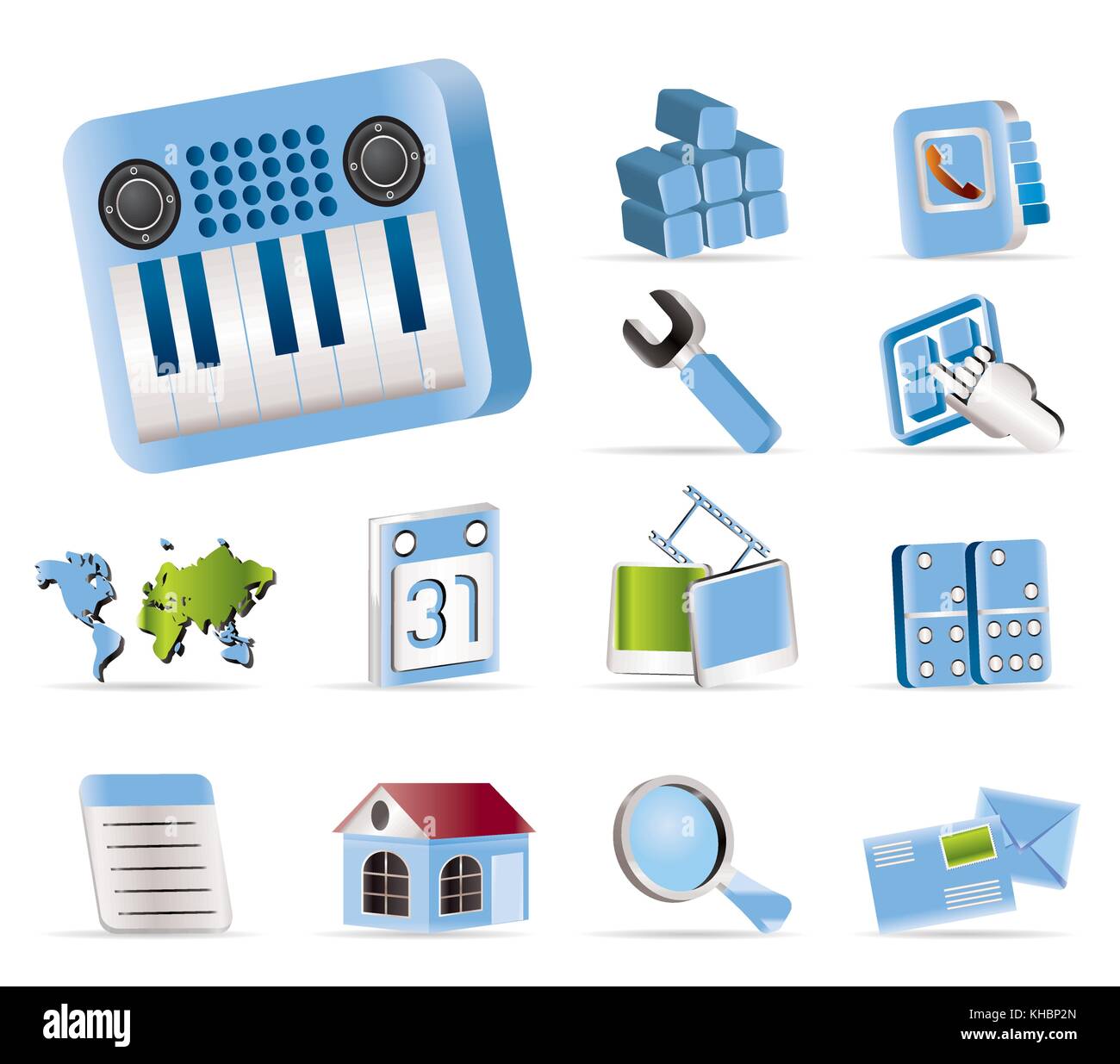 Mobile Phone and Computer icon - Vector Icon Set Stock Vector Image ...