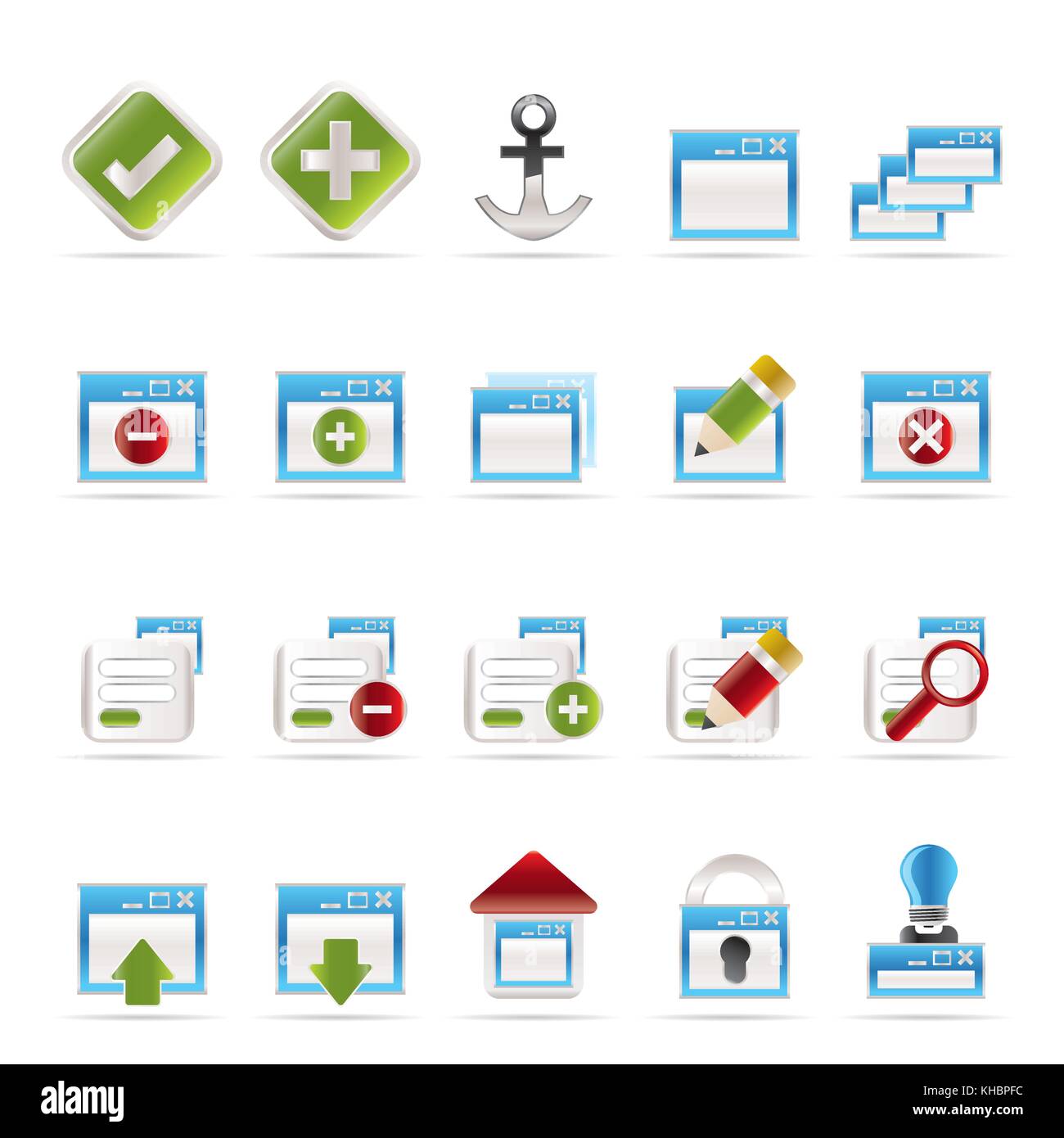 Application Programming Server And Computer Icons Vector Icon Set 1 6922
