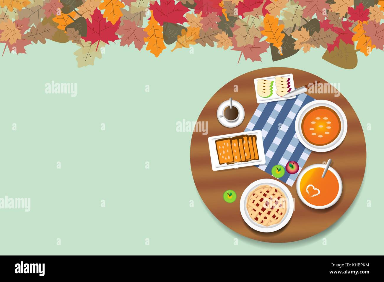 Top view empty rustic Stock Vector Images - Alamy