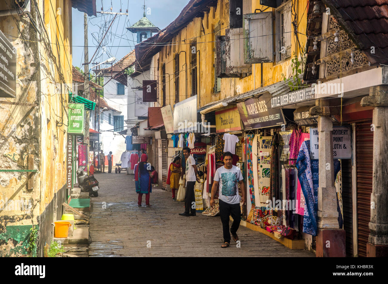 Mattancherry synagogue fort kochi hi-res stock photography and images ...