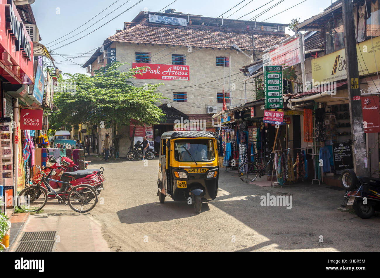 Street scene, Fort Cochin, Kerala, India Stock Photo - Alamy