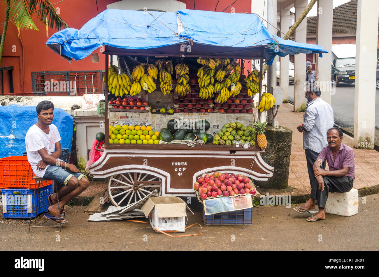 India goa panaji panjim market hi-res stock photography and images - Alamy