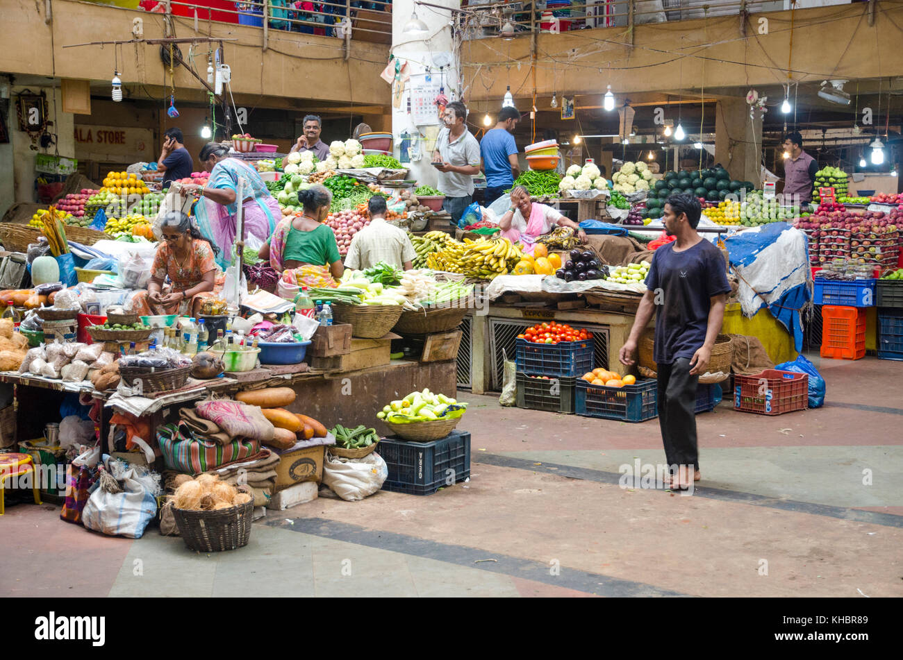 Panaji market hi-res stock photography and images - Alamy