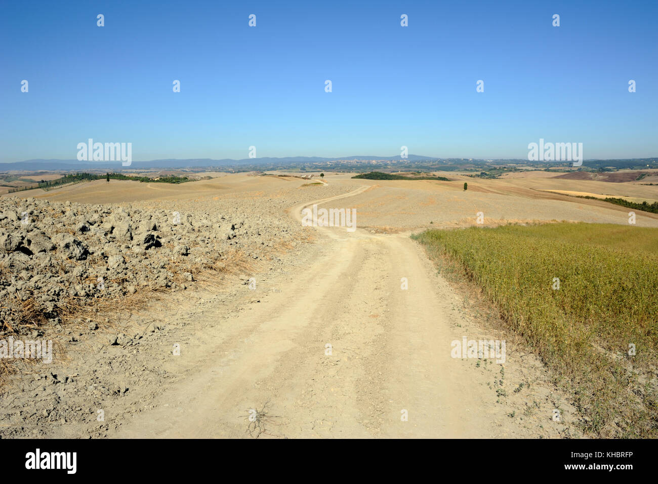 Crete senesi roads hi-res stock photography and images - Alamy