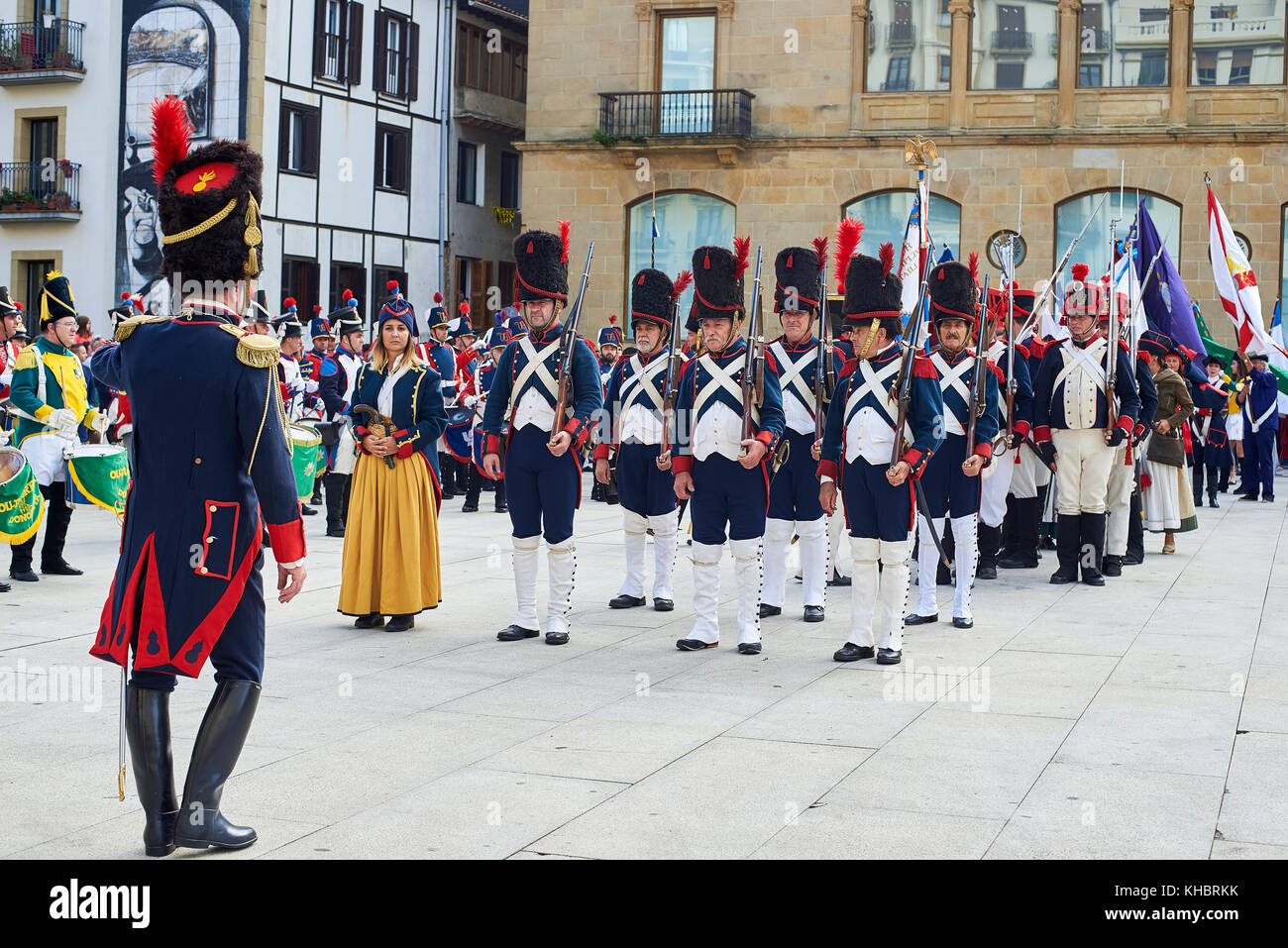 Napoleonic soldiers marching hi-res stock photography and images - Alamy