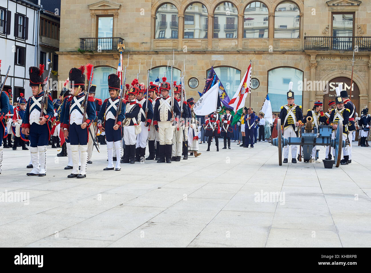 Napoleonic soldiers marching hi-res stock photography and images - Alamy