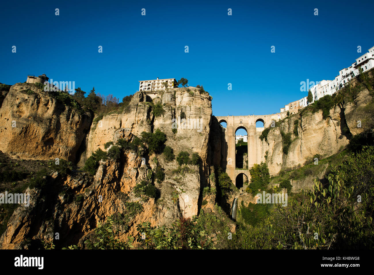 Aerial ronda bridge hi-res stock photography and images - Alamy