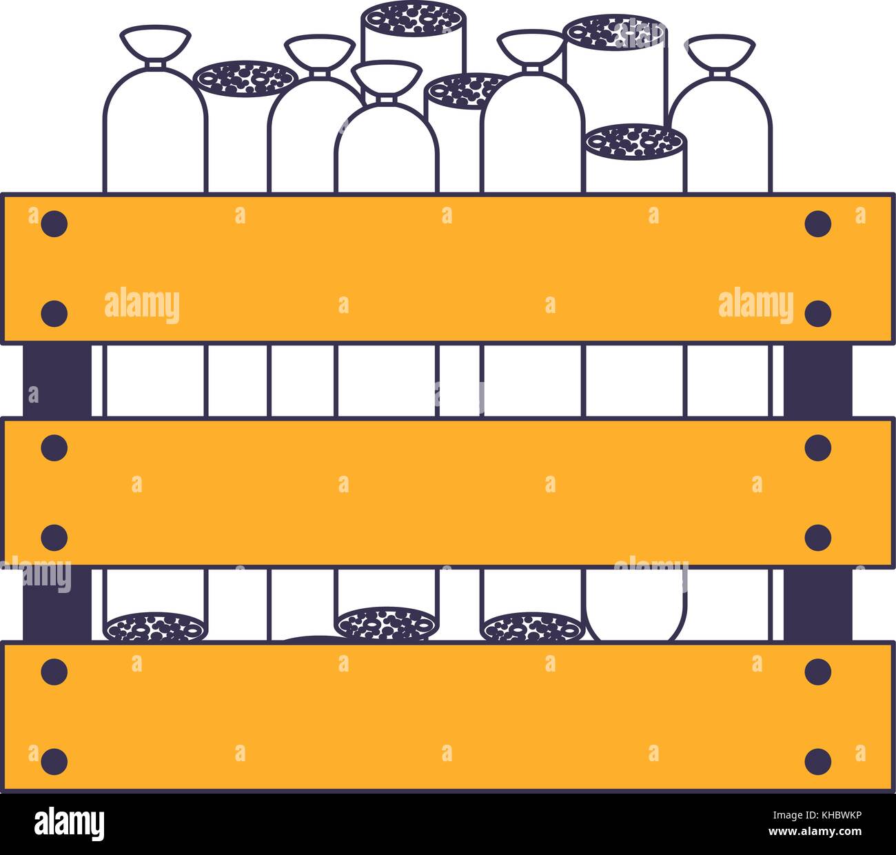 Wooden sections Stock Vector Images - Alamy