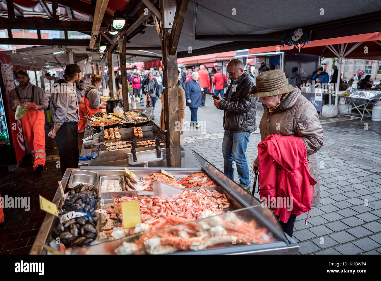 Seafood Stall Fish Market Norway High Resolution Stock Photography and ...