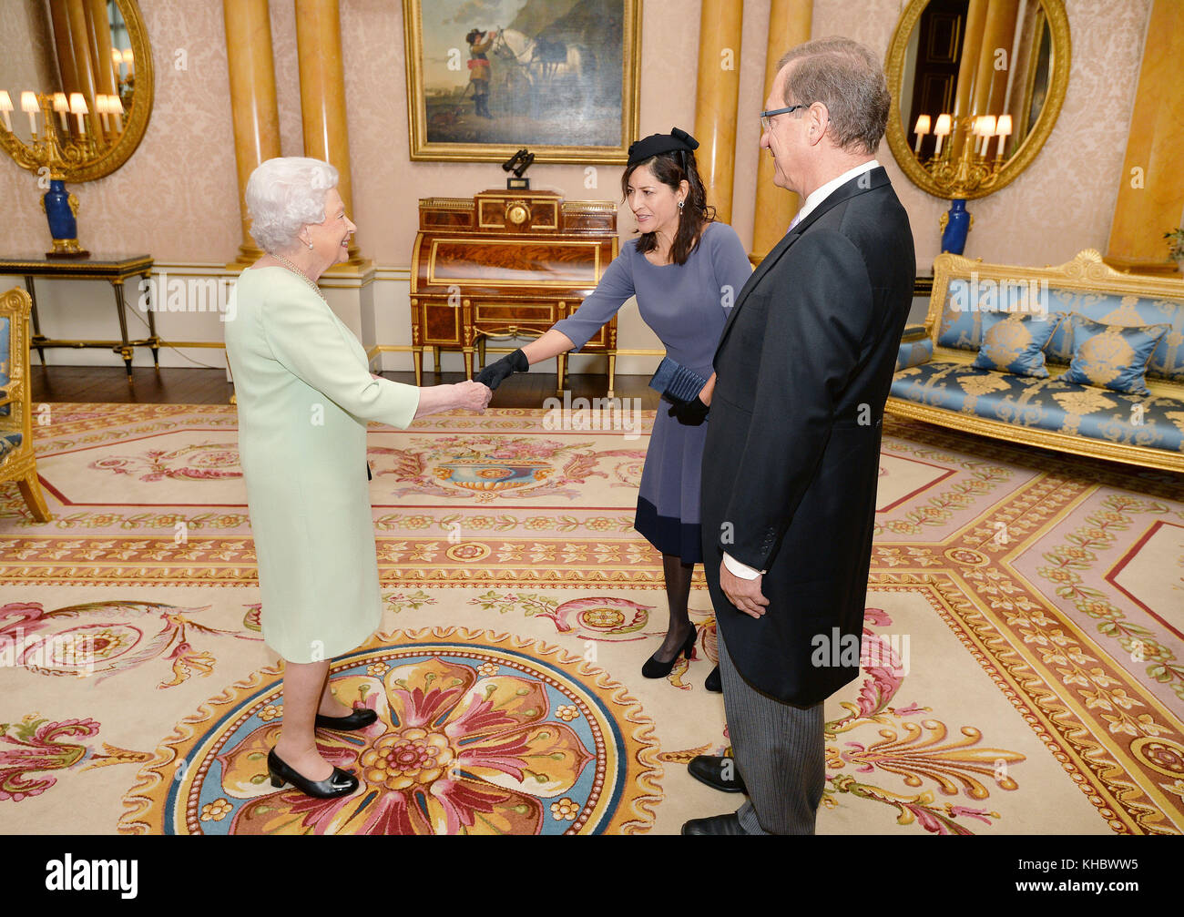 After he presented his letters of credence during private audience hi ...