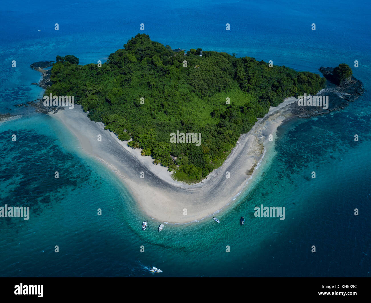 Little Island of Nosy Tanikely, Madagascar Stock Photo - Alamy