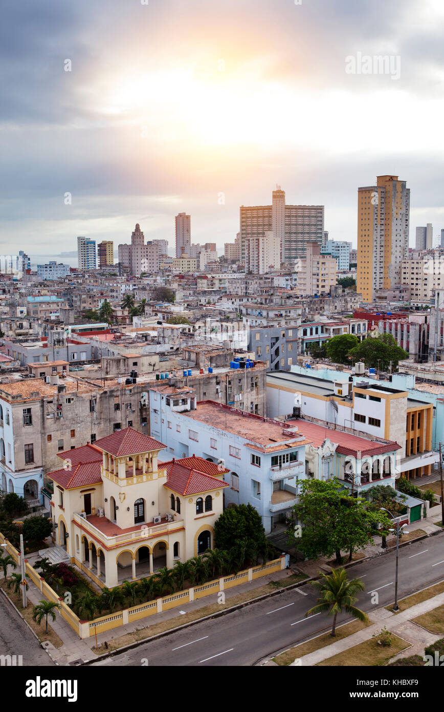 Cuba. Old Havana. Top view. Prospectus of presidents Stock Photo - Alamy