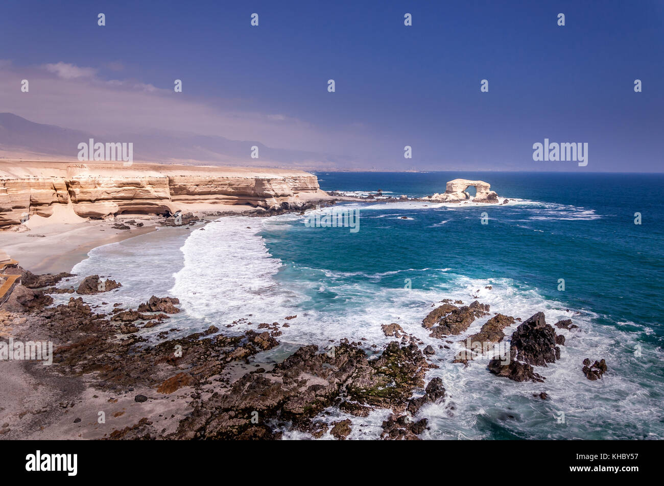 Natural Arch called La Portada in Antofagasta, Chile Stock Photo - Alamy