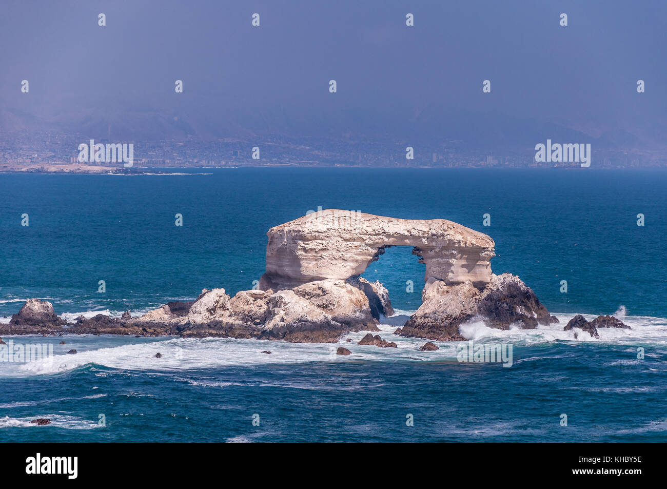 Natural Arch called La Portada in Antofagasta, Chile Stock Photo - Alamy