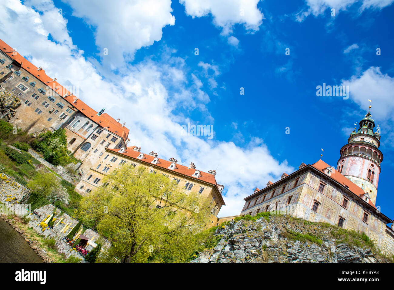 Famous castle in Cesky Krumlov, Czech republic, Europe Stock Photo - Alamy