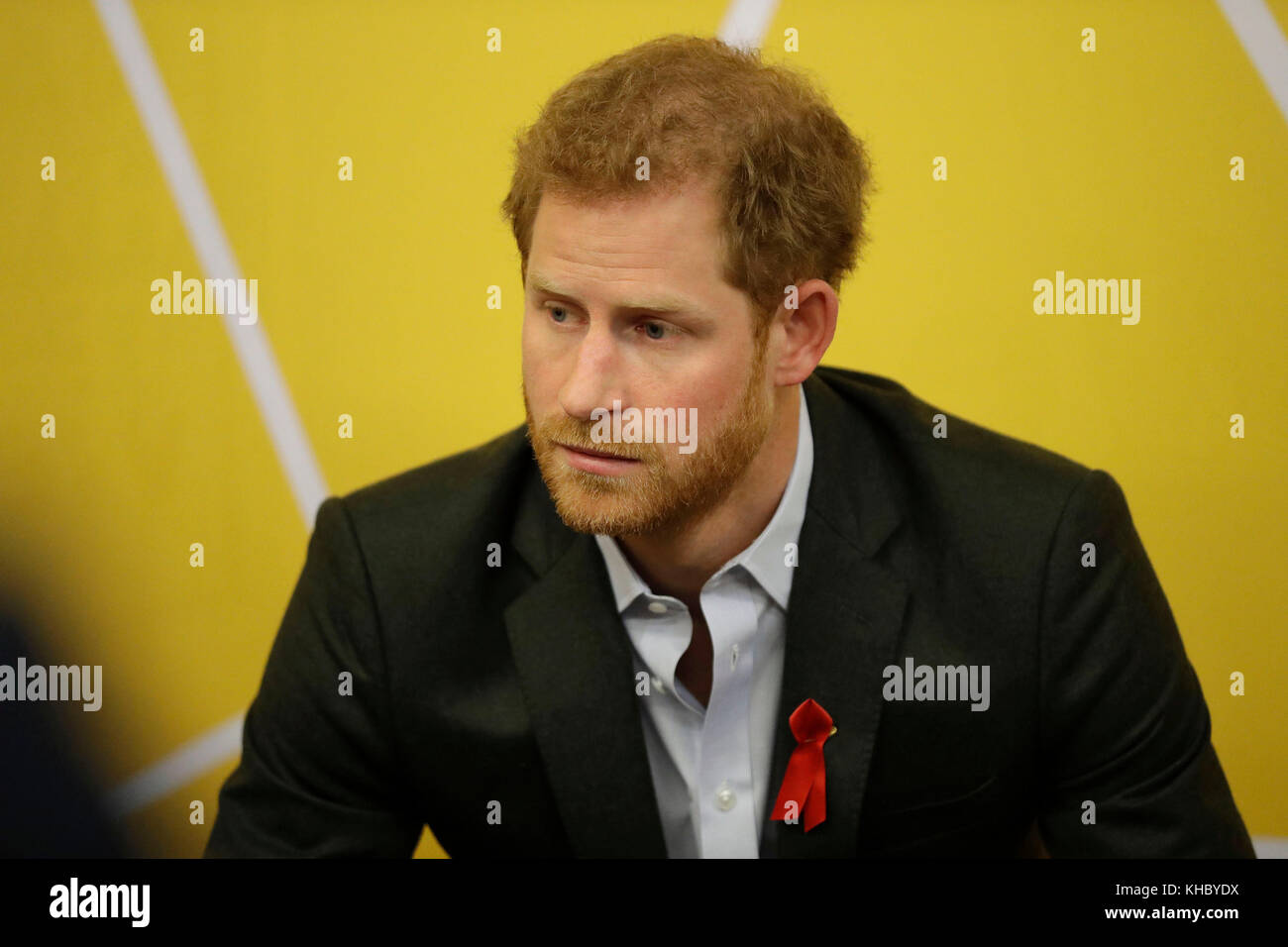 Prince Harry during his visit to the Terrence Higgins Trust (THT) HIV ...