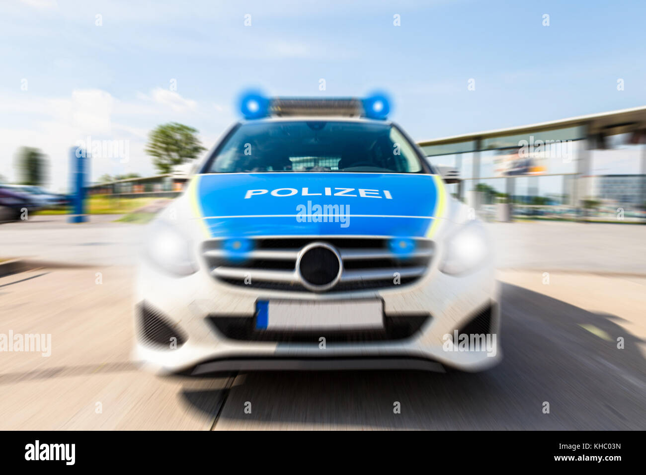 german police car Stock Photo - Alamy