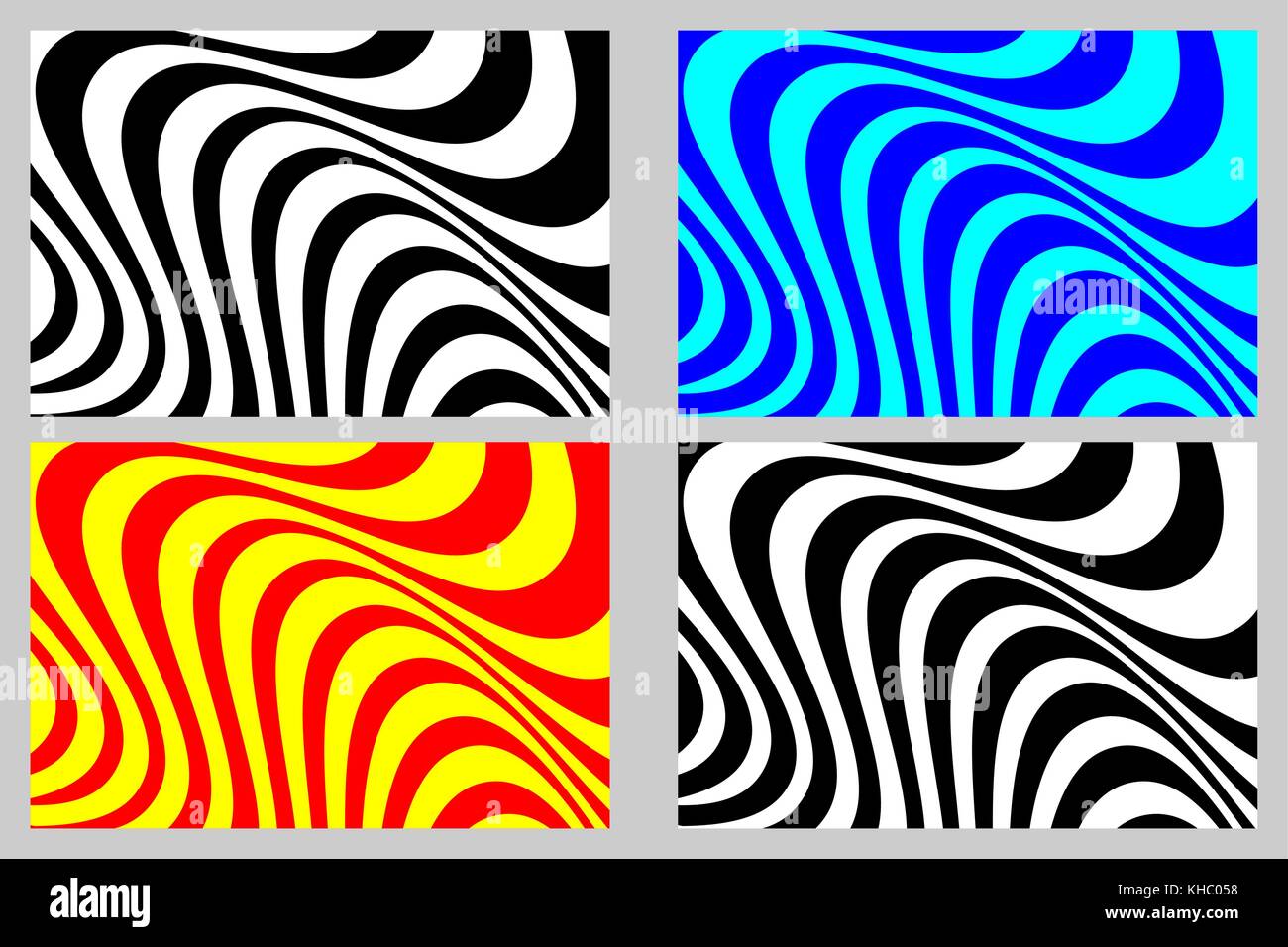 Rays - abstract striped background - vector set Stock Vector Image ...