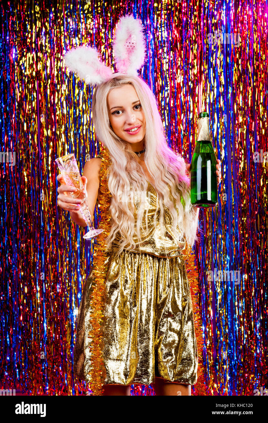 Young nice girl have fun Stock Photo - Alamy