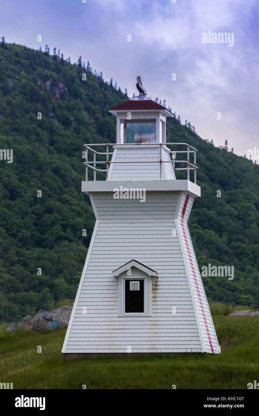 Balache Point Range Rear Lighthouse in Nova Scotia. Nova Scotia, Canada ...