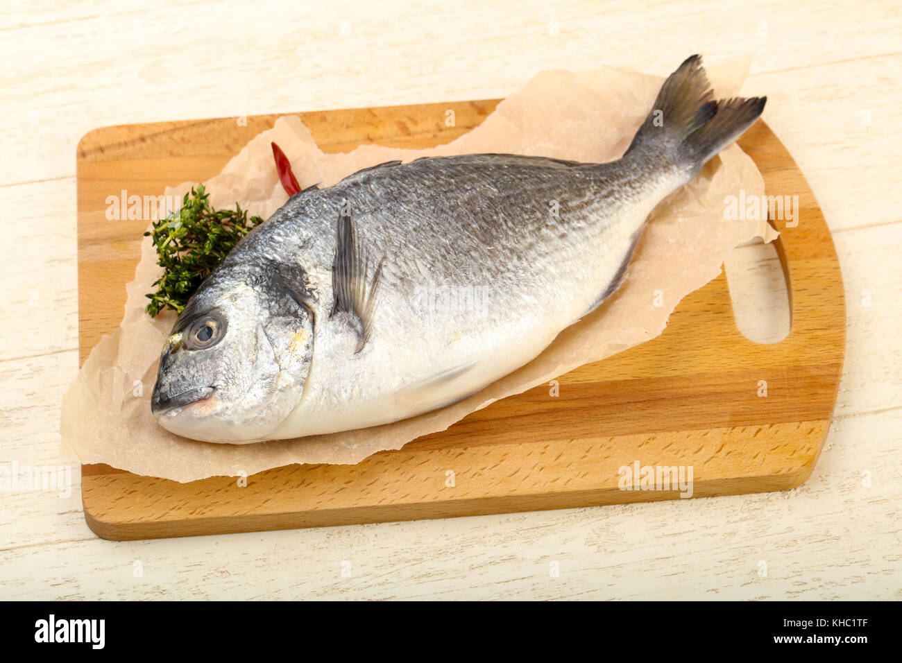 raw dorada fish - ready for cooking Stock Photo - Alamy