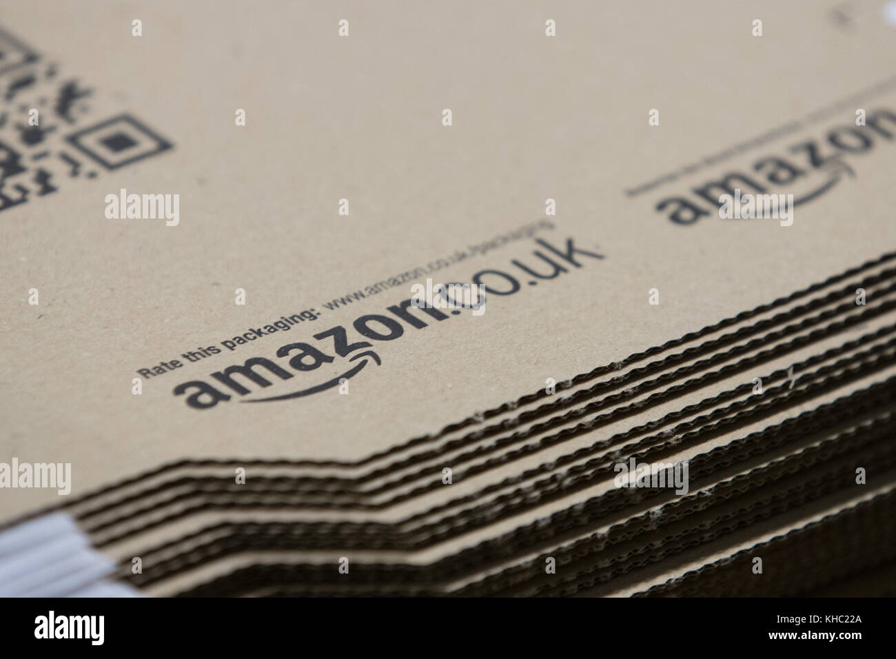 Parcels are processed and prepared for dispatch at Amazon's Fulfilment ...