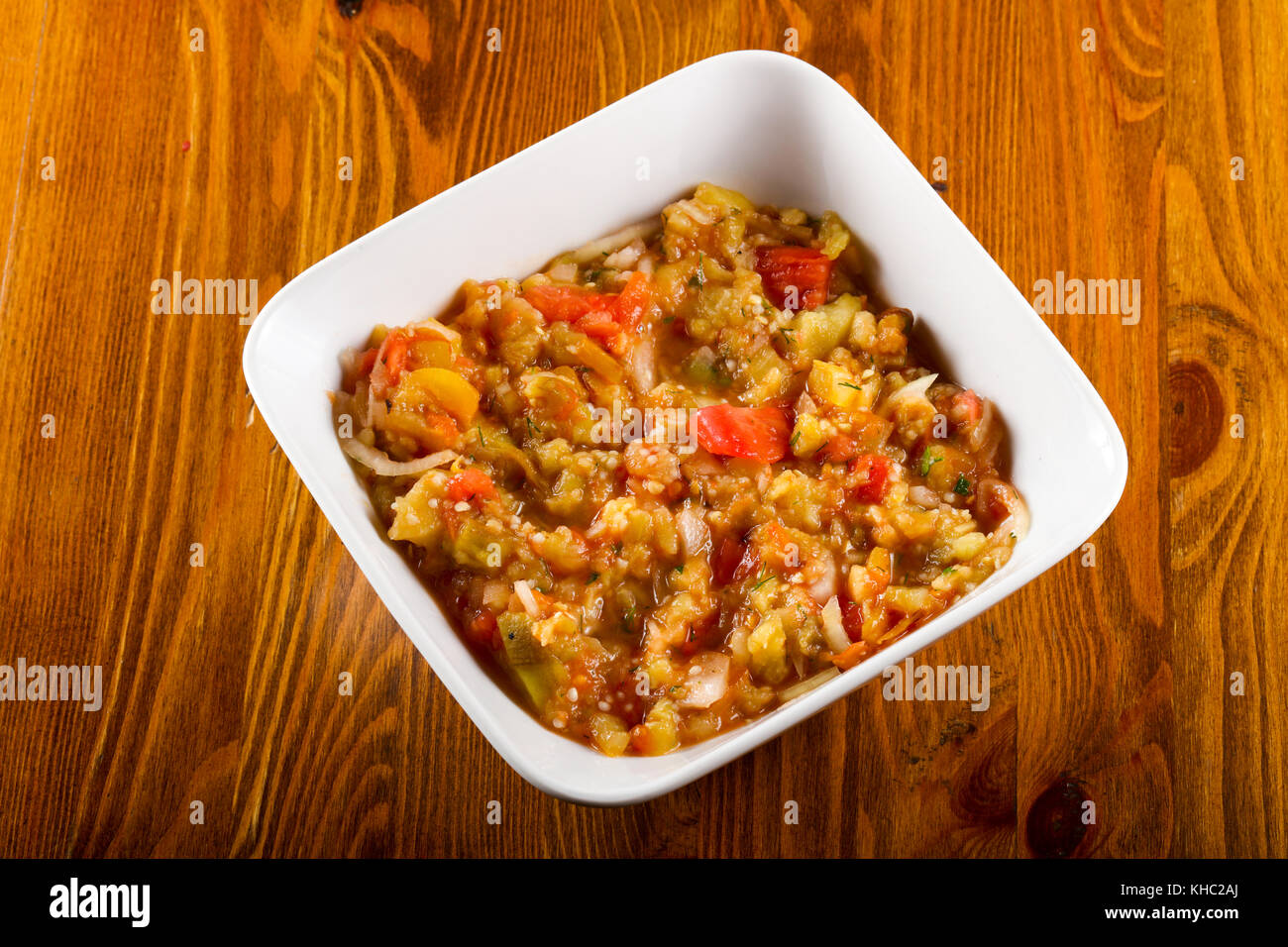 Adjapsandali - caucasian vegetable grill mix with herbs Stock Photo - Alamy