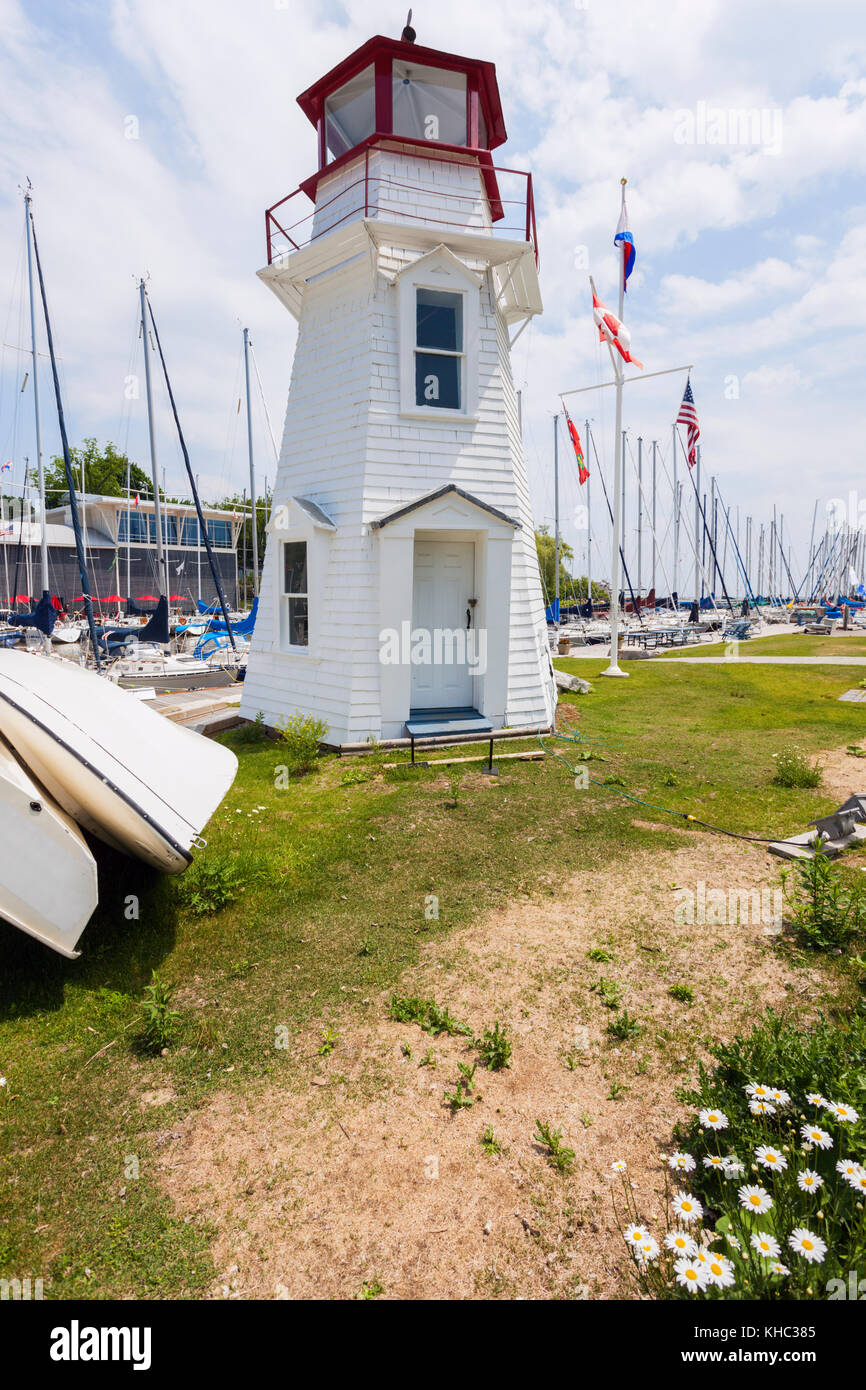 Oakville Lighthouse by Lake Ontario. Ontario, Canada Stock Photo - Alamy