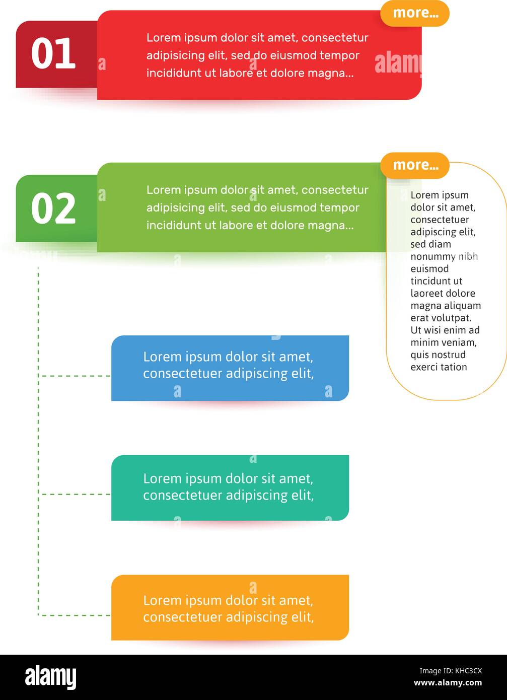 Steps elements for web interface. Infograph vector element. Infographic ...